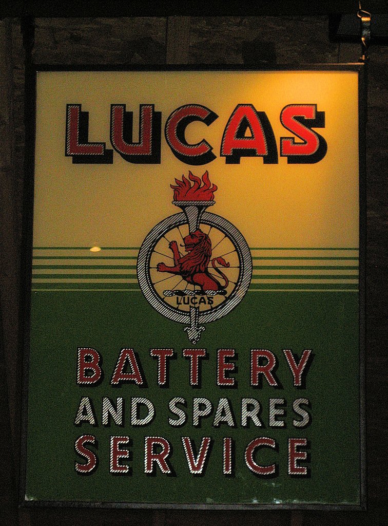 Enamel Signs | Petrol Pumps | Petroliana | Automobilia | LUCAS BATTERY ...