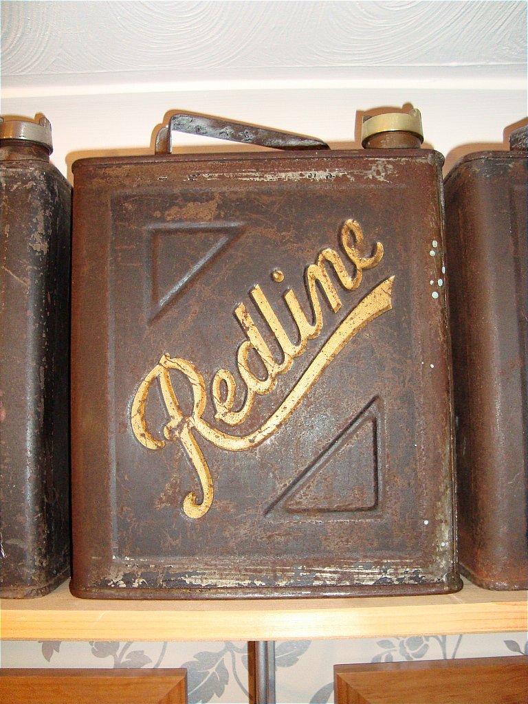 Enamel Signs | Petrol Pumps | Petroliana | Automobilia | petrol can redline