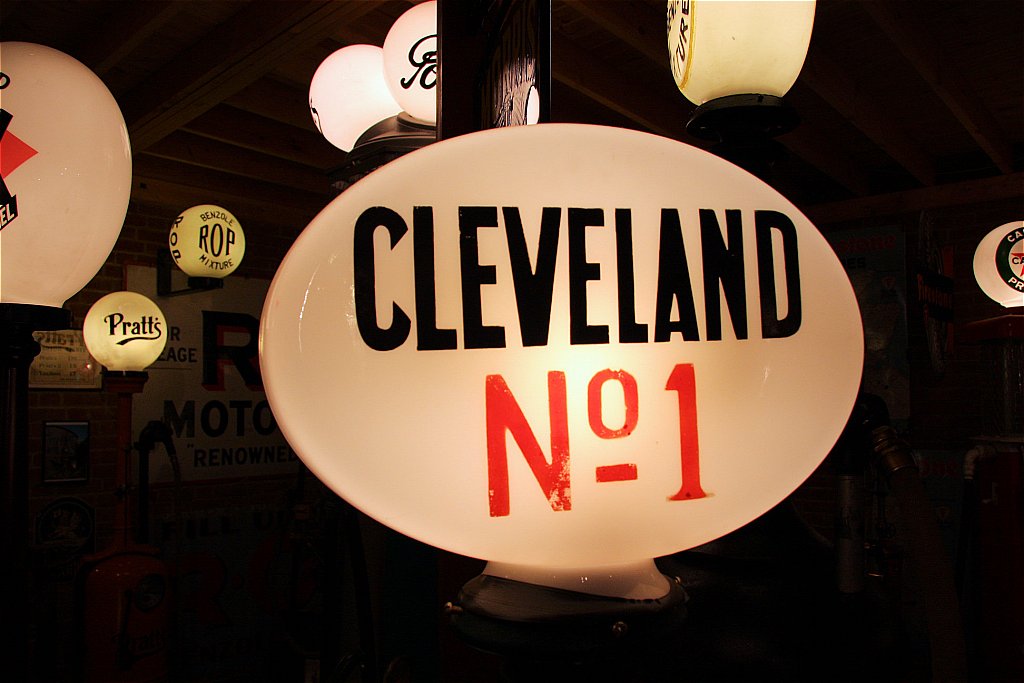 Enamel Signs | Petrol Pumps | Petroliana | Automobilia | CLEVELAND No1