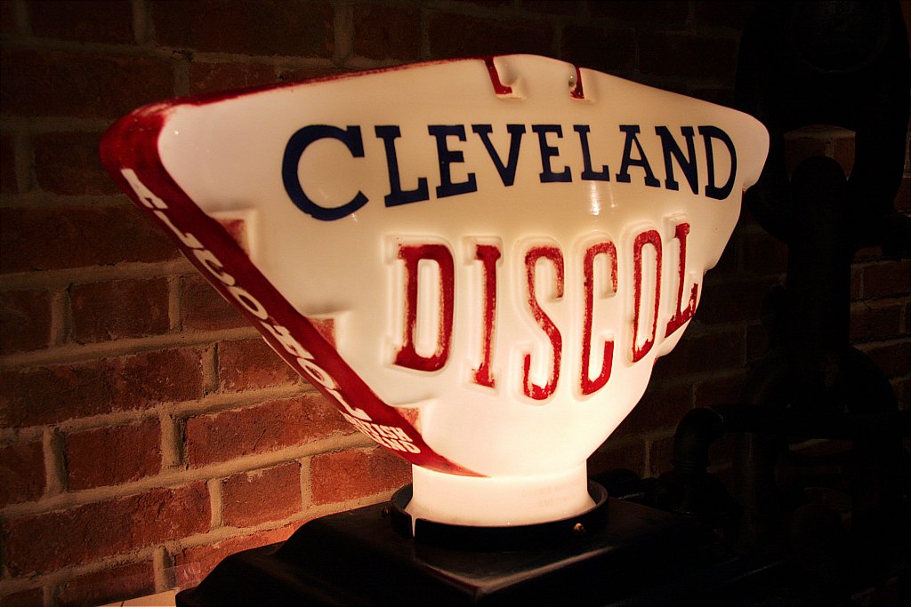 Enamel Signs | Petrol Pumps | Petroliana | Automobilia | CLEVELAND DISCOL