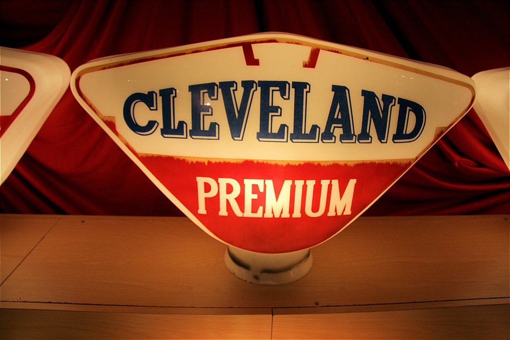 Enamel Signs | Petrol Pumps | Petroliana | Automobilia | CLEVELAND PREMIUM