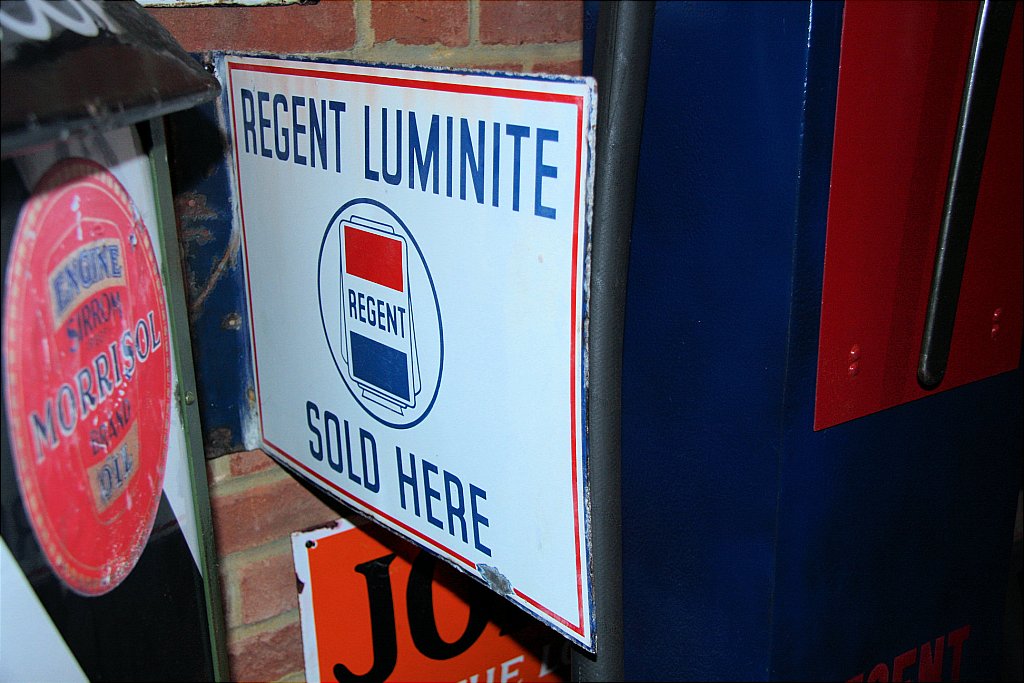 Enamel Signs | Petrol Pumps | Petroliana | Automobilia | REGENT LUMINITE