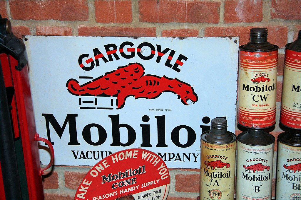 Enamel Signs | Petrol Pumps | Petroliana | Automobilia | MOBIL OIL