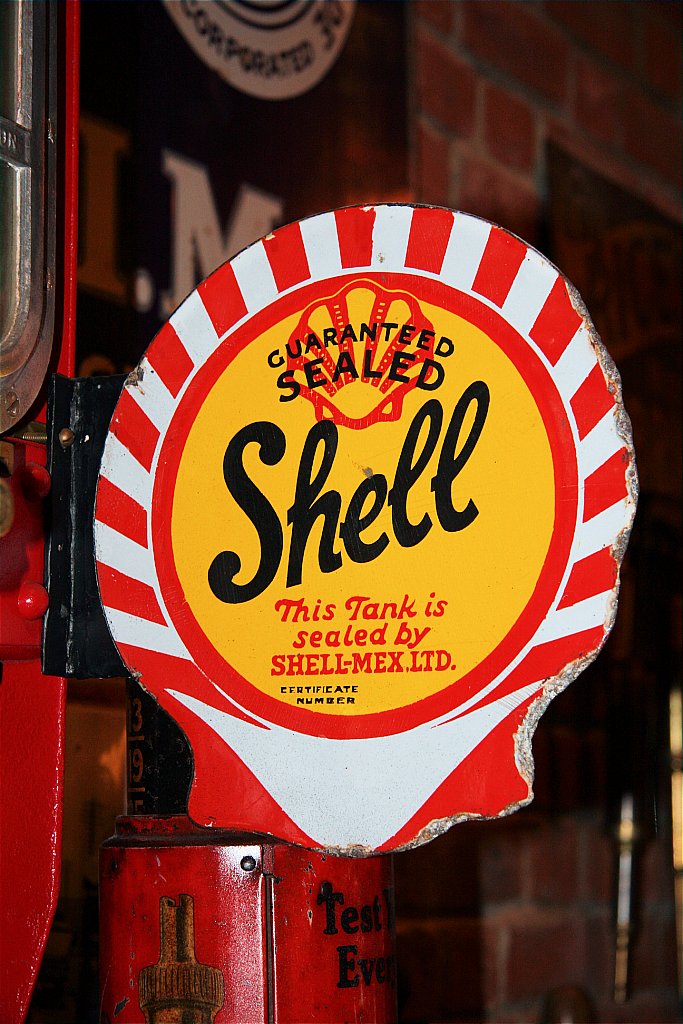 Enamel Signs | Petrol Pumps | Petroliana | Automobilia | SHELL SEALED TANK