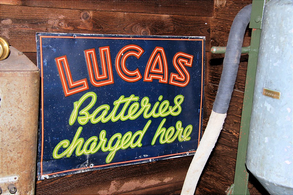 Enamel Signs | Petrol Pumps | Petroliana | Automobilia | LUCAS BATTERIES