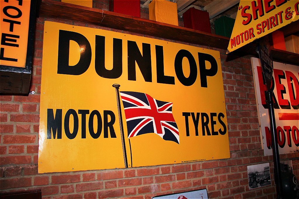 Enamel Signs | Petrol Pumps | Petroliana | Automobilia | DUNLOP MOTOR ...