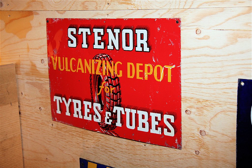 Enamel Signs | Petrol Pumps | Petroliana | Automobilia | STENOR VULCANIZING