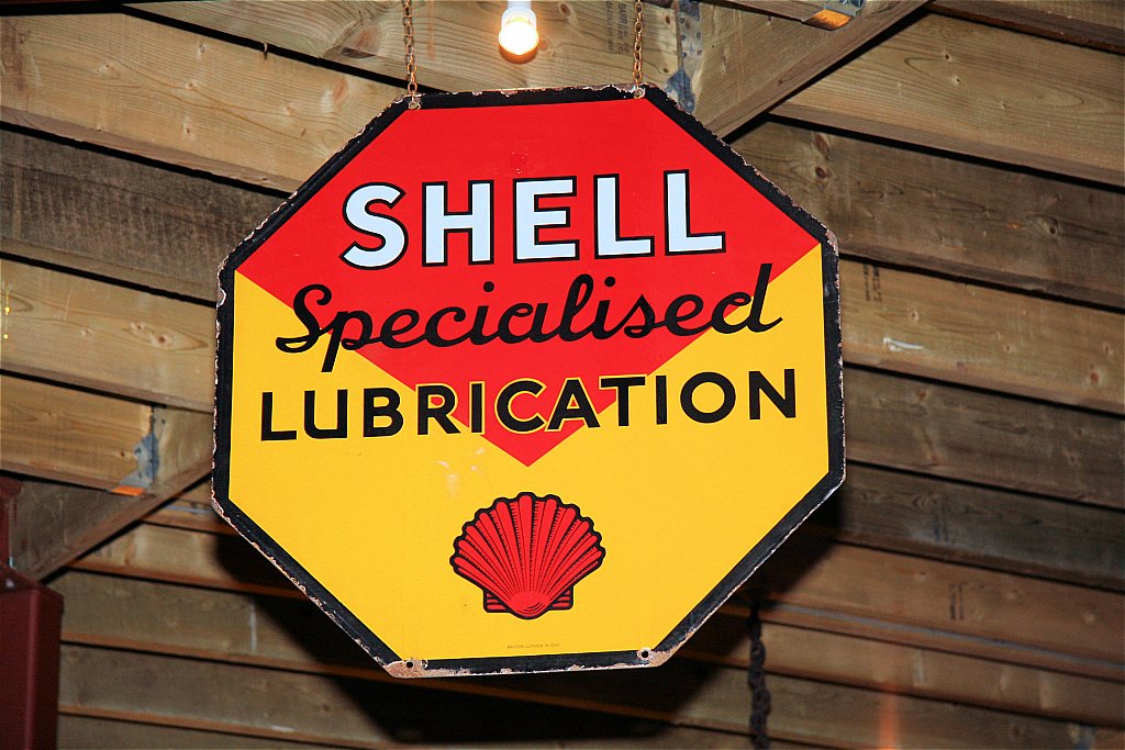 Enamel Signs | Petrol Pumps | Petroliana | Automobilia | SHELL LUBRICATION