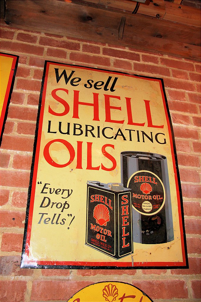 Enamel Signs | Petrol Pumps | Petroliana | Automobilia | SHELL MOTOR OIL