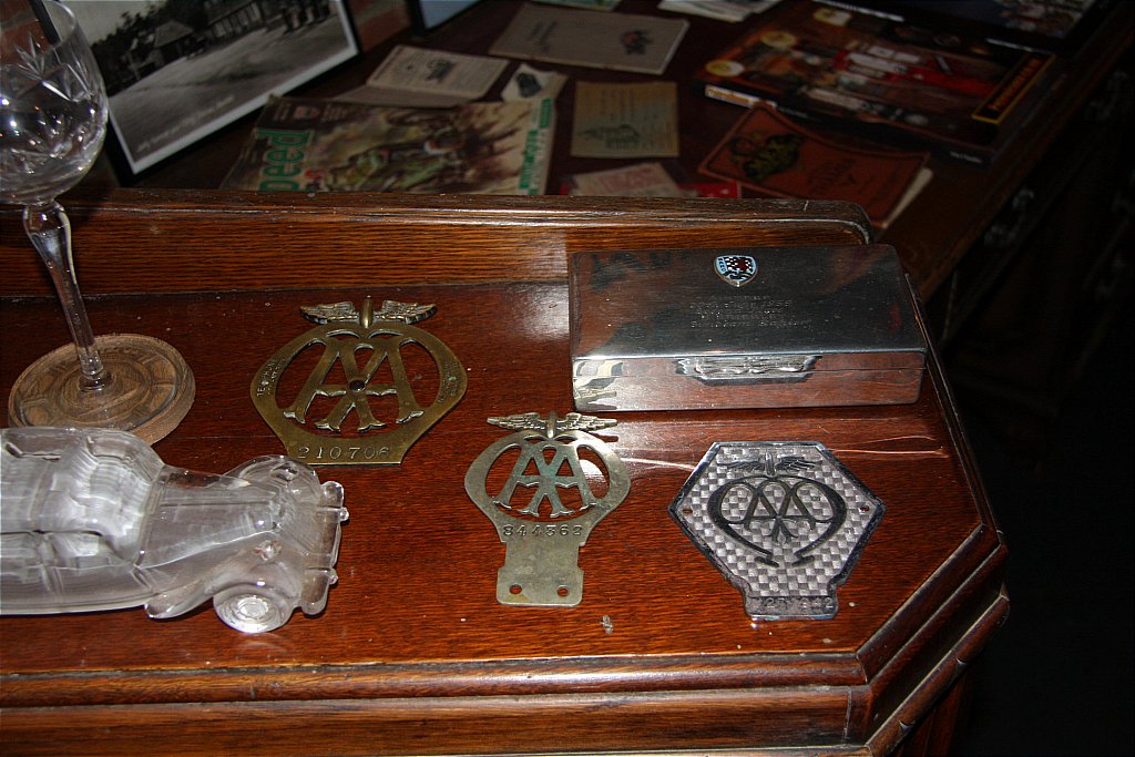 Enamel Signs | Petrol Pumps | Petroliana | Automobilia | SET OF 3 AA BADGES