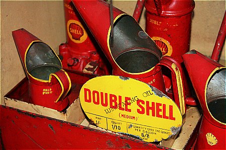 Enamel Signs | Petrol Pumps | Petroliana | Automobilia | DOUBLE SHELL OIL
